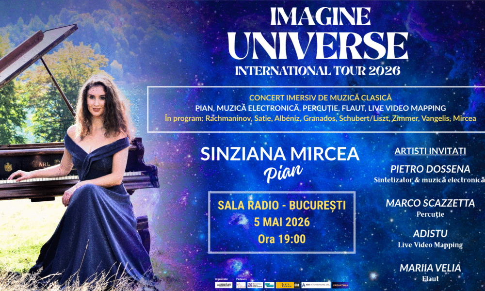 „IMAGINE Universe – Sînziana Mircea & Friends” TOUR 2026 – un proiect ...